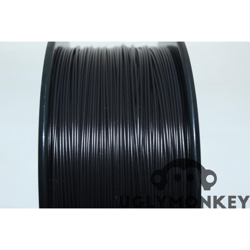 Black 2.85mm (3mm) PLA Filament