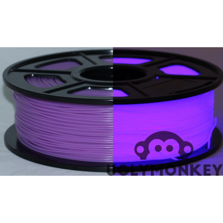 Glow in the Dark Purple PLA 1kg, 1.75mm